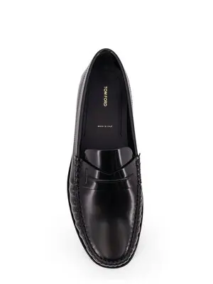 TOM FORD Round Toe Loafers