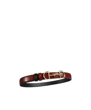 Gucci Reversible Belt With Horsebit Buckle - Multicolor