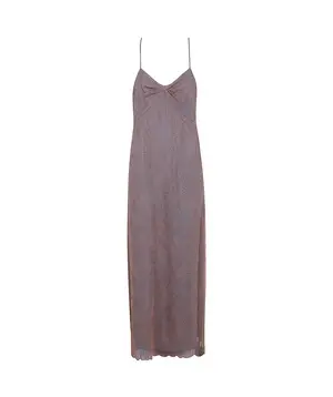 Emporio Armani Embroidered Sleeveless Maxi Dress