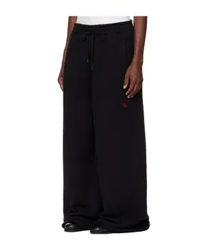 LU'U DAN Raw-cut Bontan Drawstring Casual Pants - Soft Black