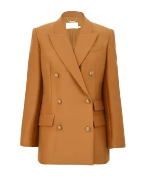 Zimmermann Hypnotic Double-breasted Blazer