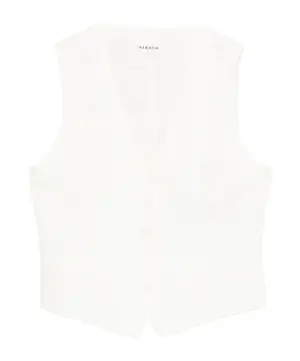 P.a.r.o.s.h V-neck Sleeveless Vest - White