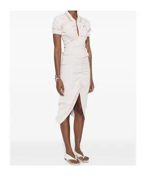 VIVIENNE WESTWOOD Draped Midi Dress - Lilac Ash