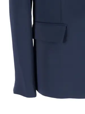 P.a.r.o.s.h Single-breasted Jacket With Notched Lapels - Blue