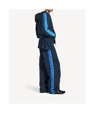 Balenciaga Stripe Baggy Pants - Black