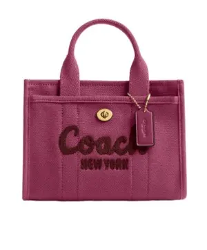 Tote Bag with Turnlock Closure