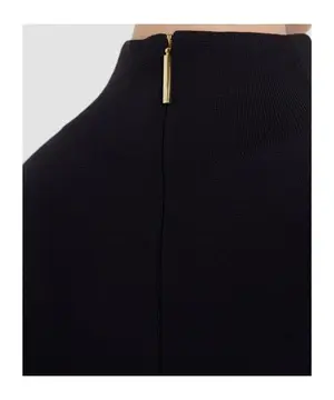 JOSEPH High Neck Boxy Top With Kimono Sleeves