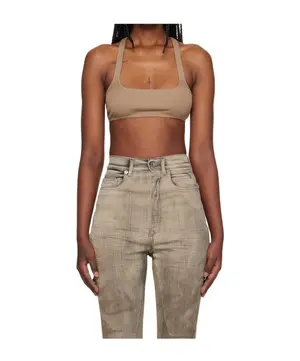 Rick Owens Square Neck Vest - Flesh