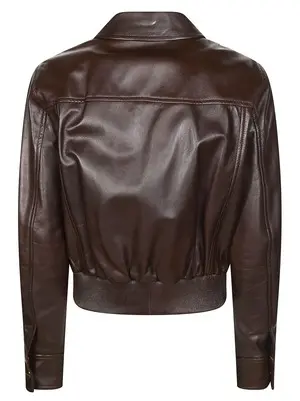 Max Mara Biada Leather Jacket