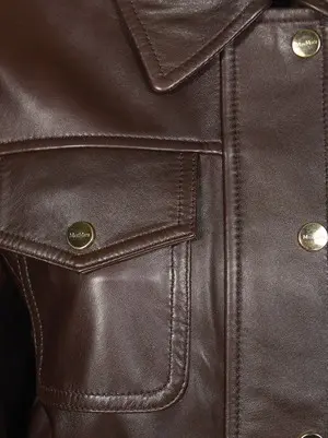 Max Mara Biada Leather Jacket