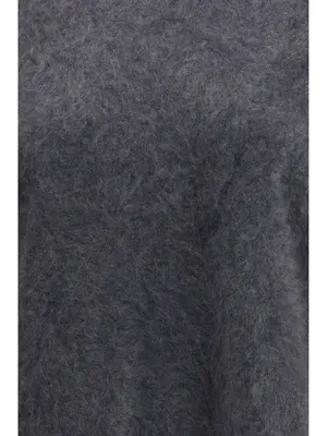 LISA YANG Maren Short-sleeve Knitted Sweater - Black