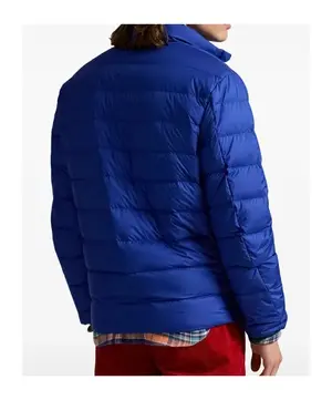 Polo Ralph Lauren Logo Embroidered Zip-up Jacket - Blue