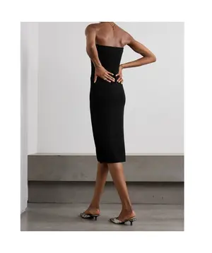 NILI LOTAN Mozana Strapless Midi Dress