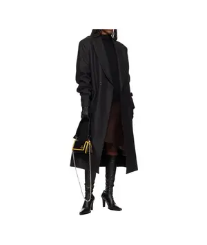 VIVIENNE WESTWOOD Orb Engraved Leather And Knitted Gloves