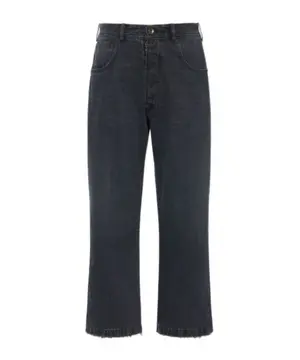 MAISON MARGIELA Straight-leg Cropped Jeans - Black