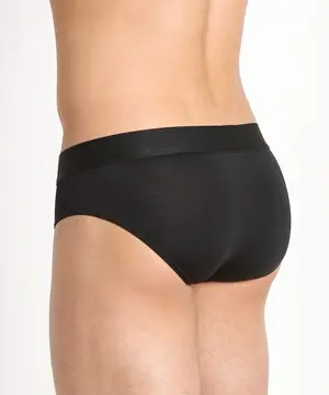 Emporio Armani Logo Detail Panties - Nude