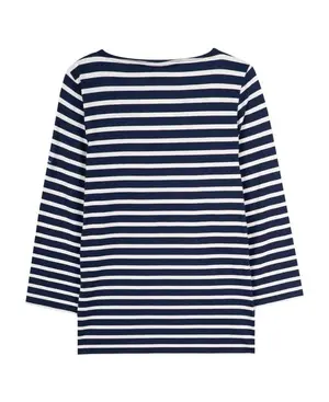 Saint James Striped Round Neck T-shirt
