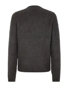 Fendi Ff Jacquard Crewneck Knitted Jumper - Gray