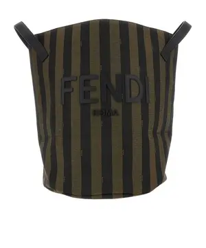 Fendi Striped Tote Bag