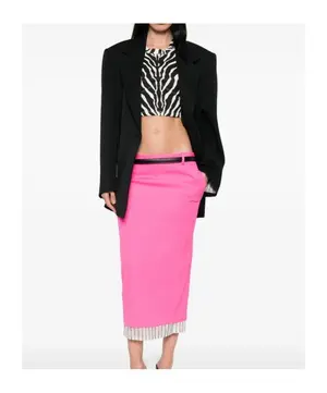 Attico Single-breasted Oversized Blazer - Black