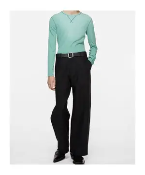 Acne Studios Logo Cotton T-shirt - Mint Green