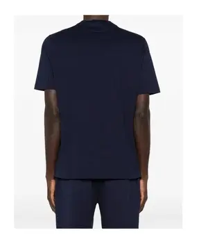 Brunello Cucinelli Short-sleeved Crewneck T-shirt - Blue