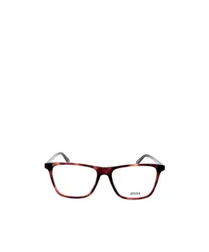 Zegna Rectangular Optical Eyeglasses - White