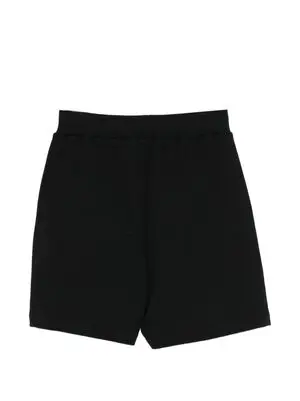 Balmain Cotton Button Shorts - Black