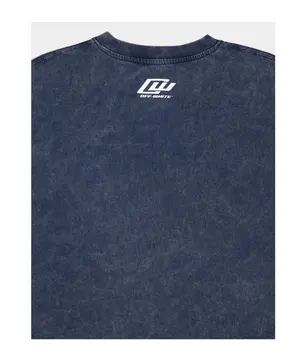 Off-White Crew Neck T-shirt - Blue