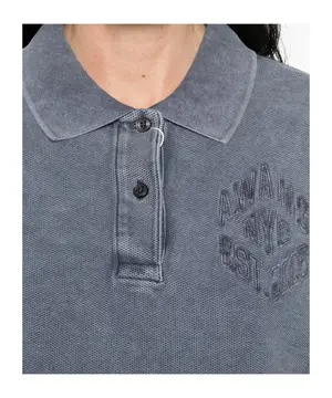 Alexander Wang Cropped Piqué Polo T-shirt