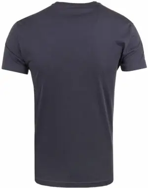EA7 Navy Blue Round Collar Logo T-shirt