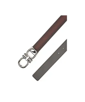 FERRAGAMO Gancini Buckle Belt - Black