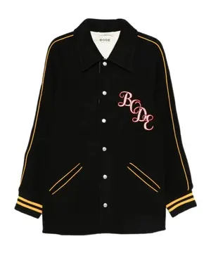 BODE Monogram Snap Reversible Jacket - Black