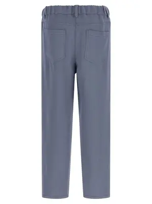 Brunello Cucinelli Elasticated Waist Straight Leg Trousers