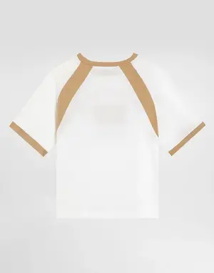 Dolce & Gabbana Jersey T-shirt With Print And Embroidery