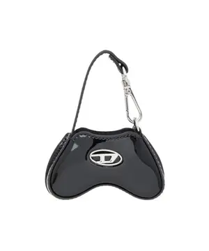 DIESEL® Play Charms Glossy Bag Charm - Black