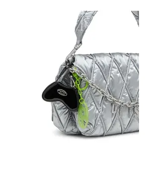 DIESEL® Play Charms Glossy Bag Charm - Black