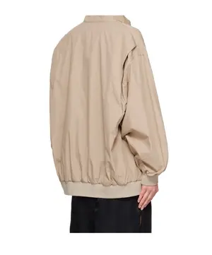MAISON MARGIELA High-neck Zip-up Jacket - Beige