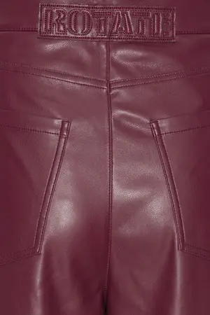 ROTATE BY BIRGER CHRISTENSEN Mid-rise Wide-leg Casual Pants