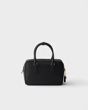 Prada Small Zip-up Tote Bag - Black