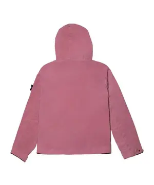 Stone Island Logo Patch Hooded Jacket - Pink