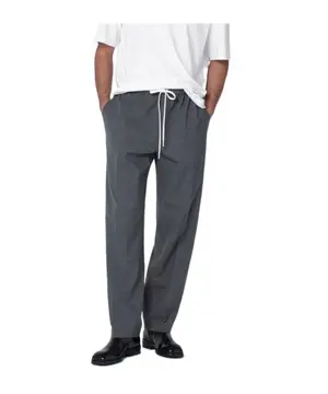 MAISON MARGIELA Elasticated Waistband Drawstring Trousers - Grey