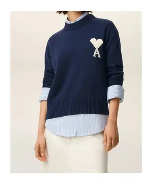 AMI Paris De Coeur Crewneck Jumper