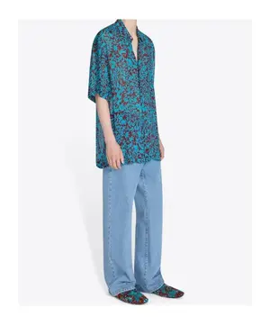 Dries Van Noten Floral-print Short-sleeve Shirt