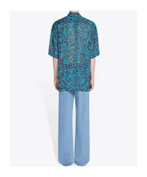 Dries Van Noten Floral-print Short-sleeve Shirt
