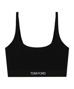 TOM FORD Logo Band Bralette - Black