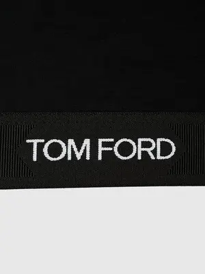 TOM FORD Logo Band Bralette - Black