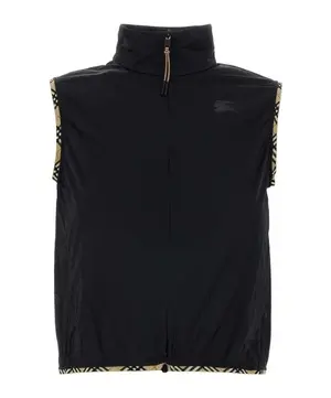 Burberry Collared Vests For Women