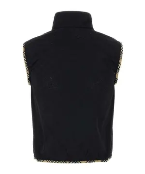 Burberry Sleeveless Stand Collar Jacket