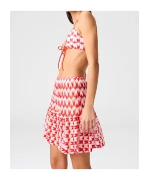Missoni Zigzag-knit Ruffled Mini Skirt
